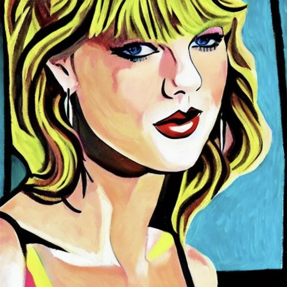 Taylor Swift in the style of Pablo Picasso 13 - Artists Meet Artists