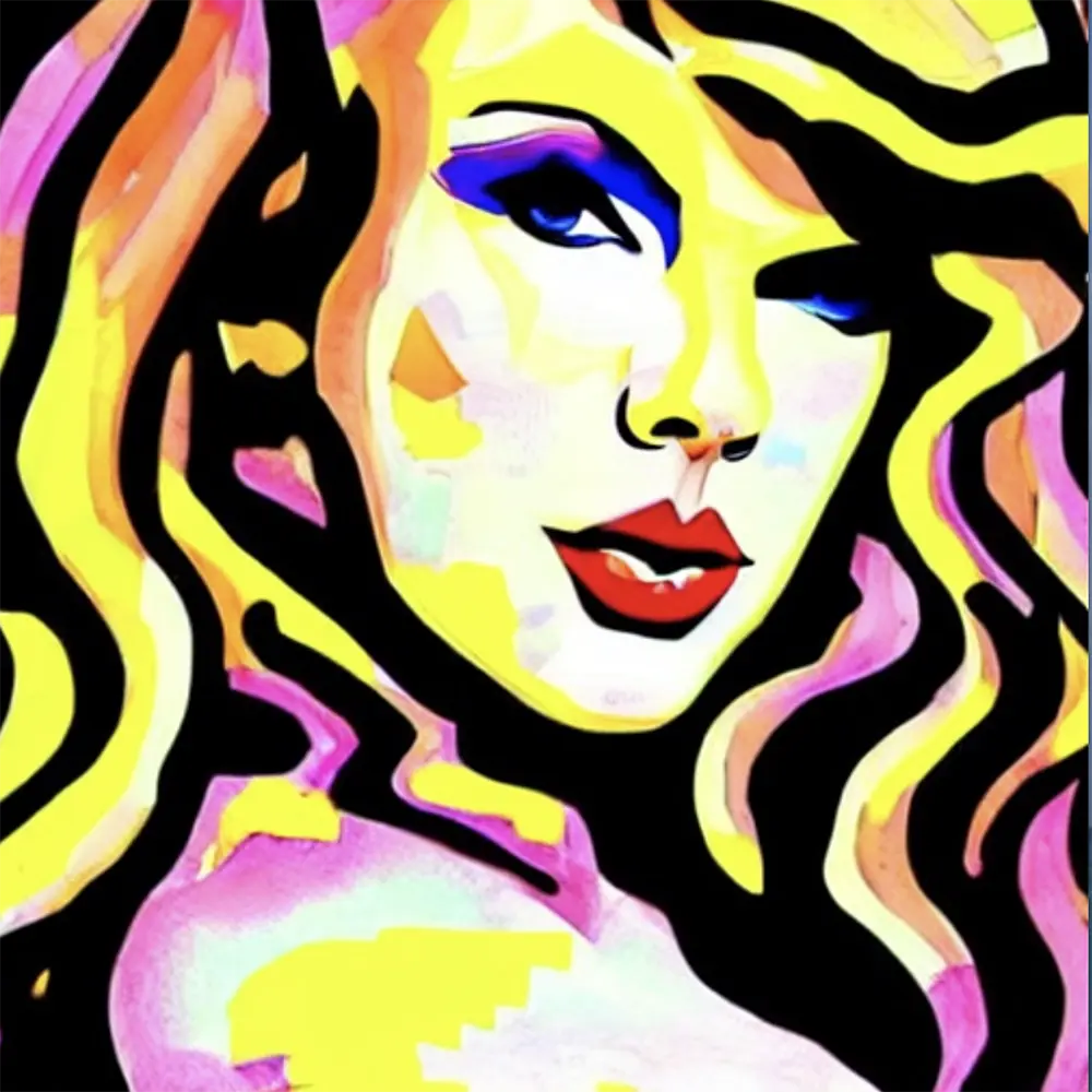 Taylor Swift in the style of Pablo Picasso 18 - Artists Meet Artists