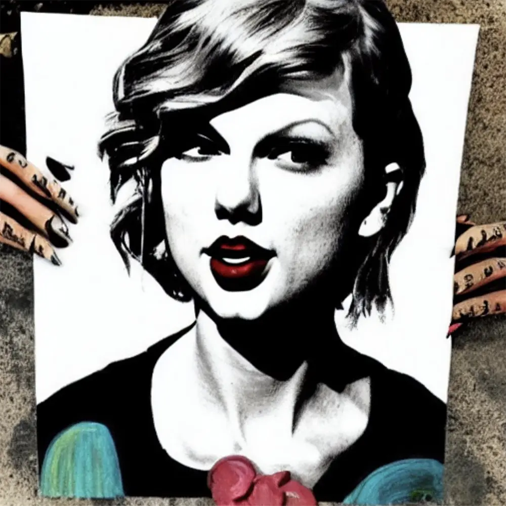 Taylor Swift in the style of Pablo Picasso 37 - Artists Meet Artists